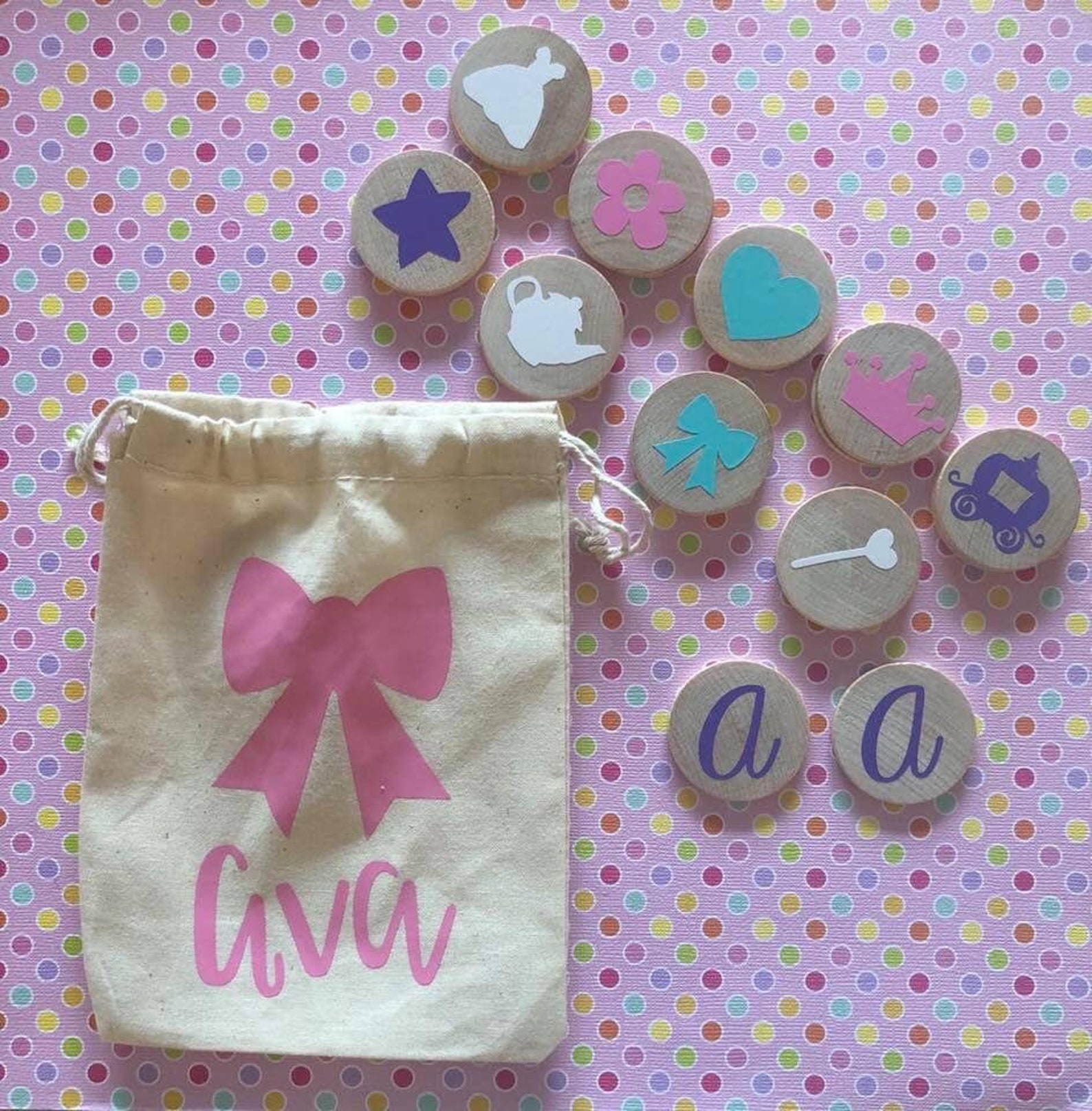 Tea Party Memory Game Set Tea Party Matching Game Set - Etsy