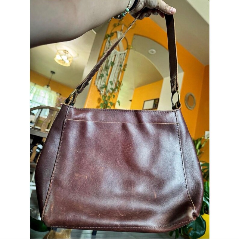 Portland Goods Leather Handmade Purse Medium Size - Etsy