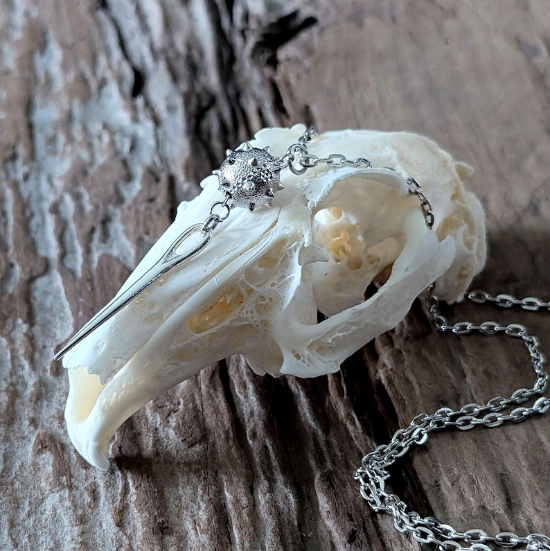 Mace Necklace - Medieval - Pendant - Silver - Dark - Needle - Macabre ...