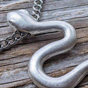 Medusa - Belt - Snake - Silver - Chain - Avant Garde - Adjustable ...