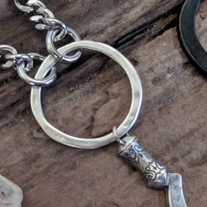 Grim Reaper - Choker - Necklace - Silver - Black - Dark - Witchy - Goth ...