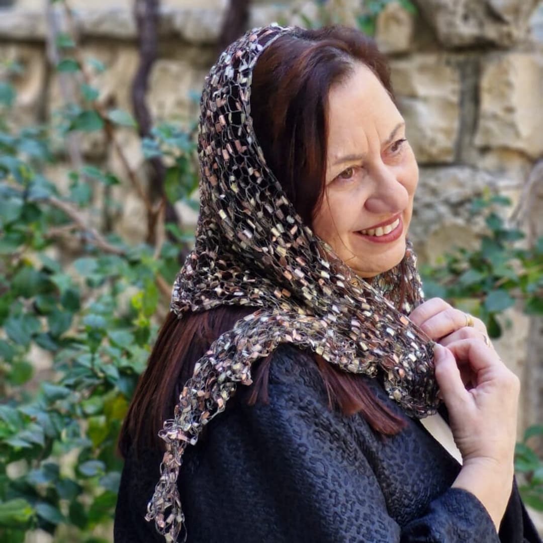 Golden Shades Jewish Head Cover Prayer Shawl Scarf for Women - Etsy