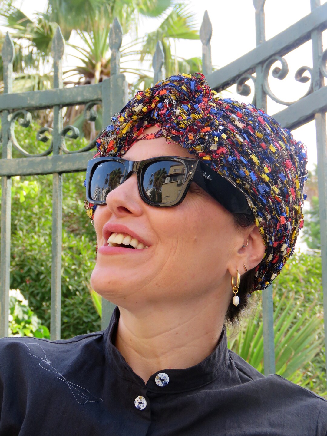 Colorful Head Head Scarf for Women, Jewish Head Band Prayer Shawl for ...