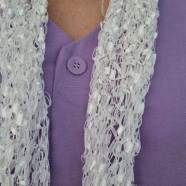 Ladder Yarn Scarf Pattern - Etsy