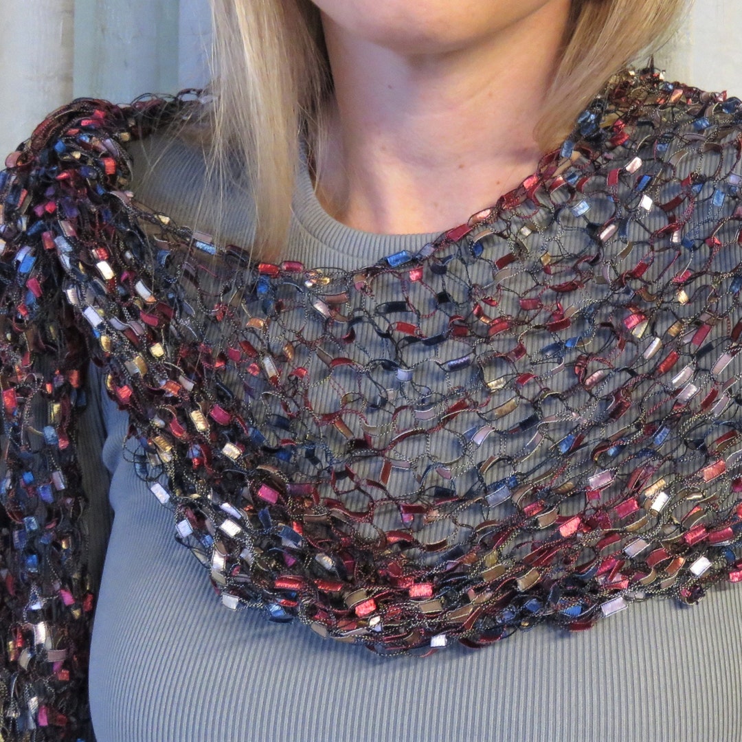 See Through Sheer Evening Wrap Shawl Scarf for Her - Etsy