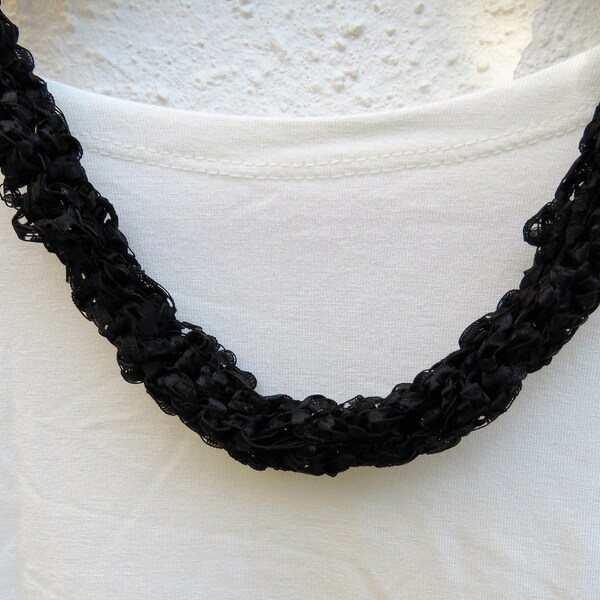 Fiber Necklace - Etsy