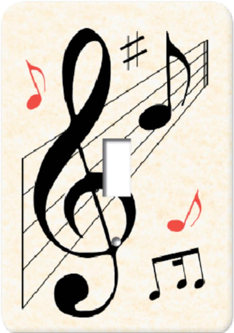 Music Switchplates, Music Notes, Light Switch Covers, Switch Plate ...