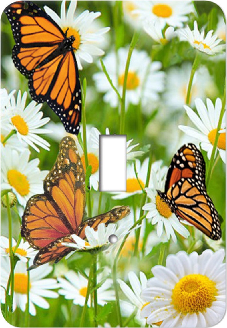 Monarch Butterfly Switch Plate Cover, Light Switch Cover, Butterflies ...