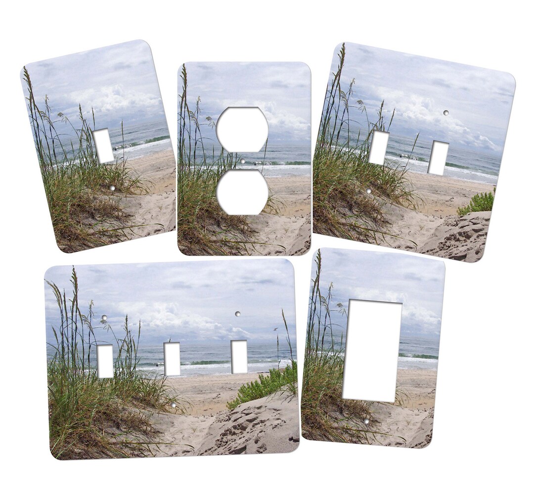 Beach Switch Plate Cover, Wall Plate, Switchplate, Light Switch Cover ...