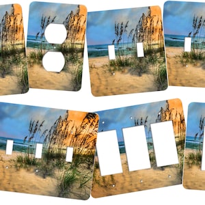 This Beach Switch Plate Cover Features a Gorgeous View of the Sand, Sea ...