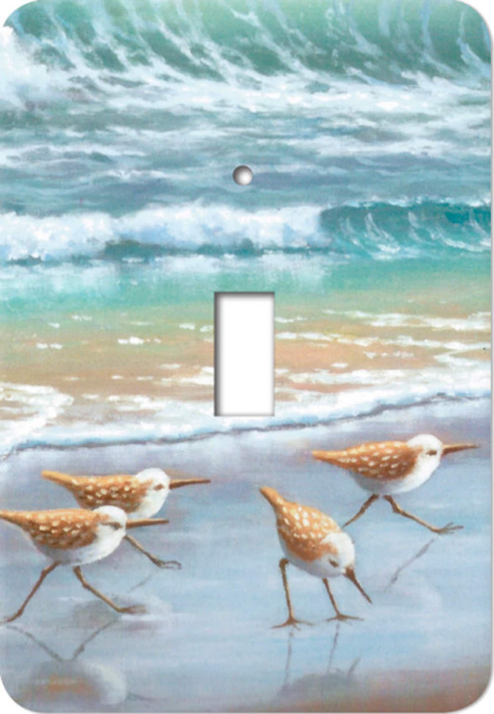 Beach Switch Plate Cover Sandpipers Sand Piper Birds - Etsy