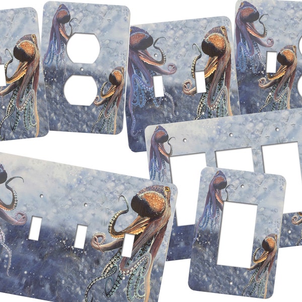 Octopus Light Switch - Etsy