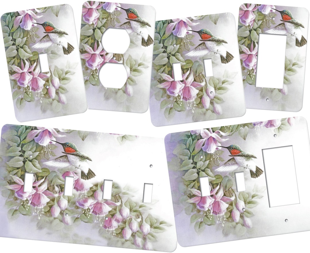 This Hummingbird Switch Plate Cover Features Our Most Popular ...
