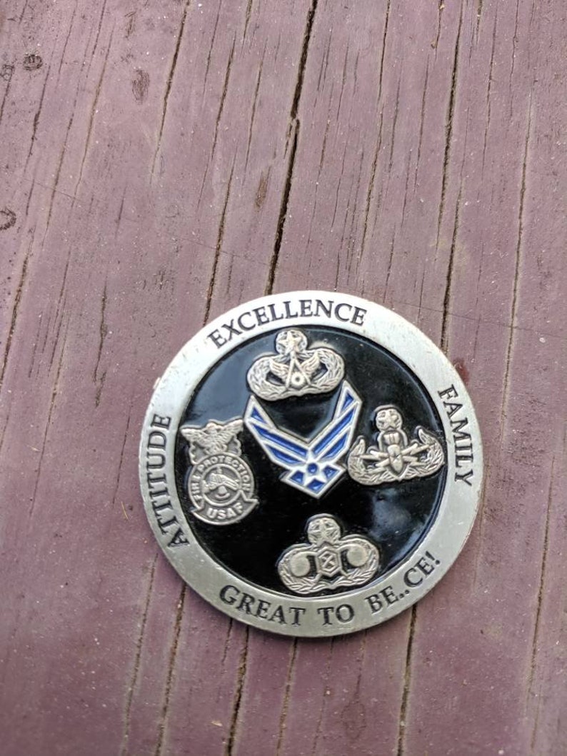22nd Civil Engineer Squadron Challenge Coin - Etsy