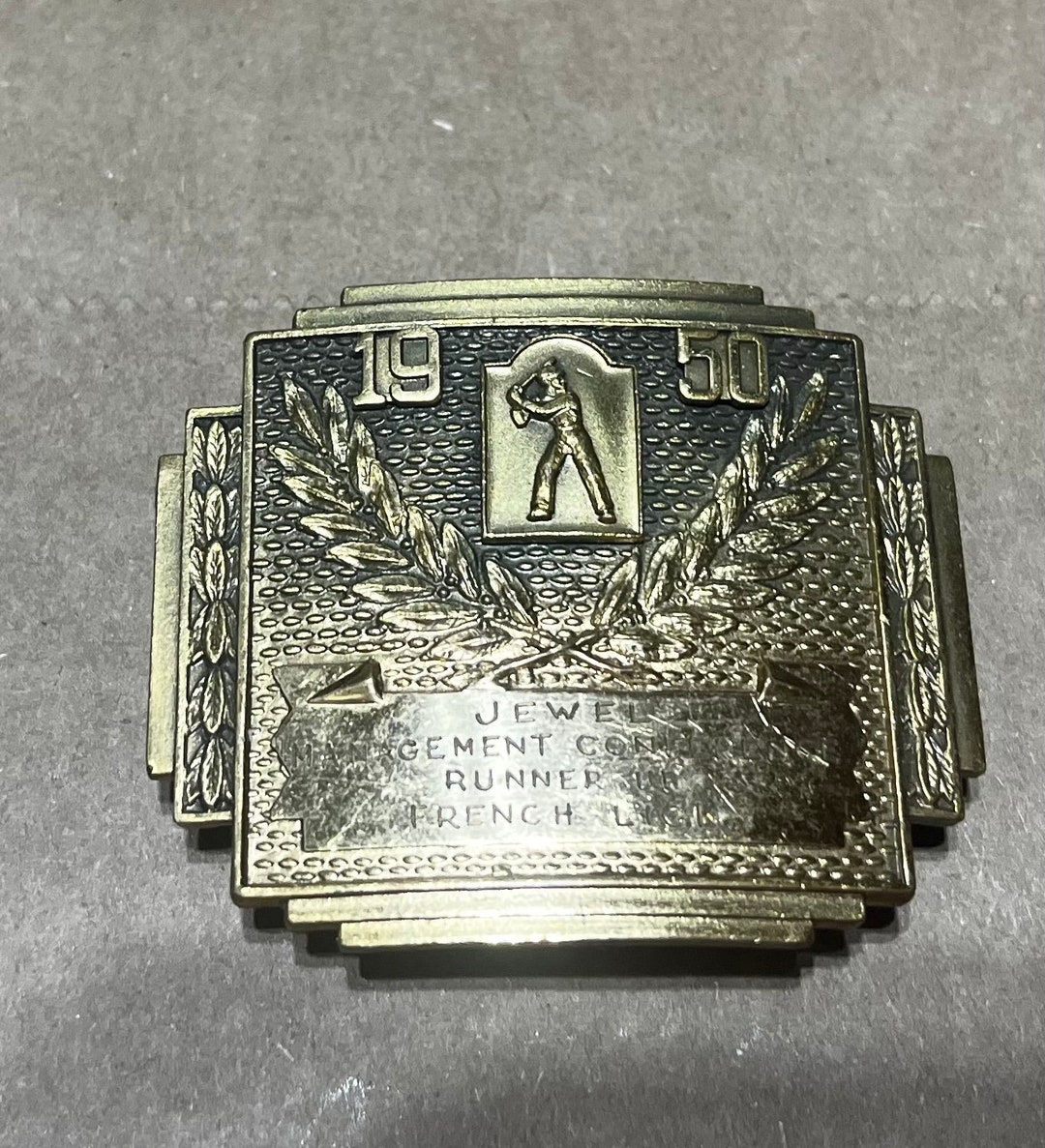 1950 Management Conference Belt Buckle - Etsy