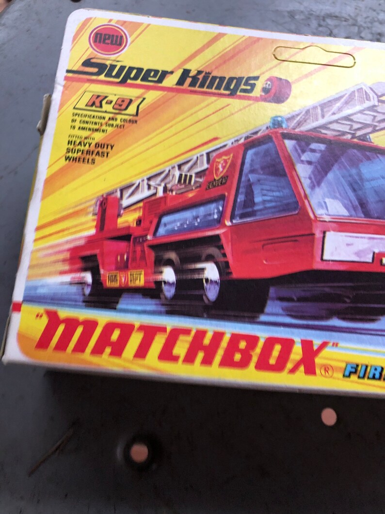 1972 Matchbox Superkings K 9 Fire Tender - Etsy