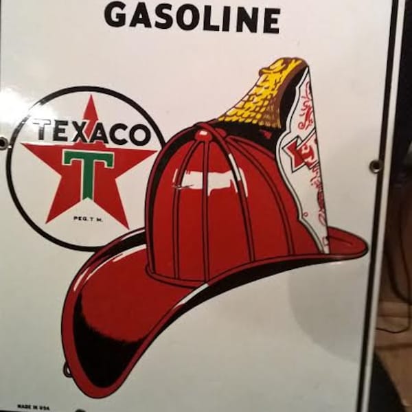 Porcelain Gas Pump Sign - Etsy