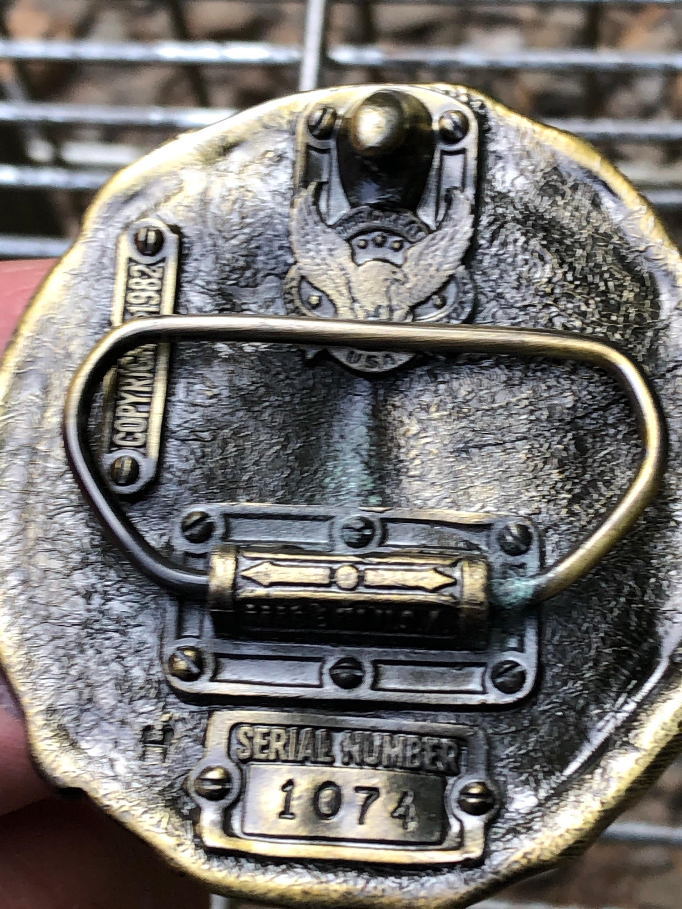 1962 1975 Macv Brass Belt Buckle - Etsy