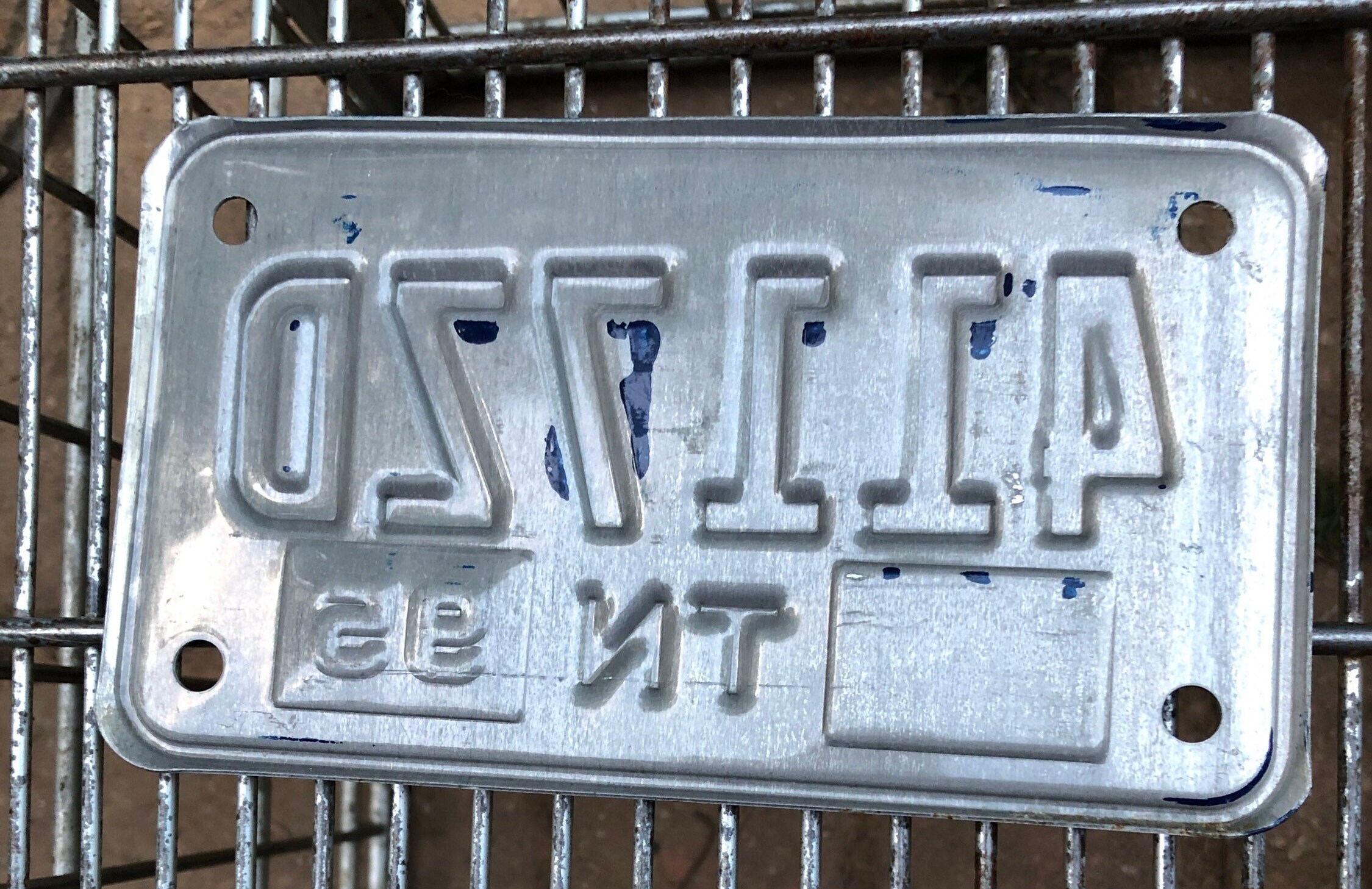 1995 Tennessee Motorcycle License Plate Nice - Etsy