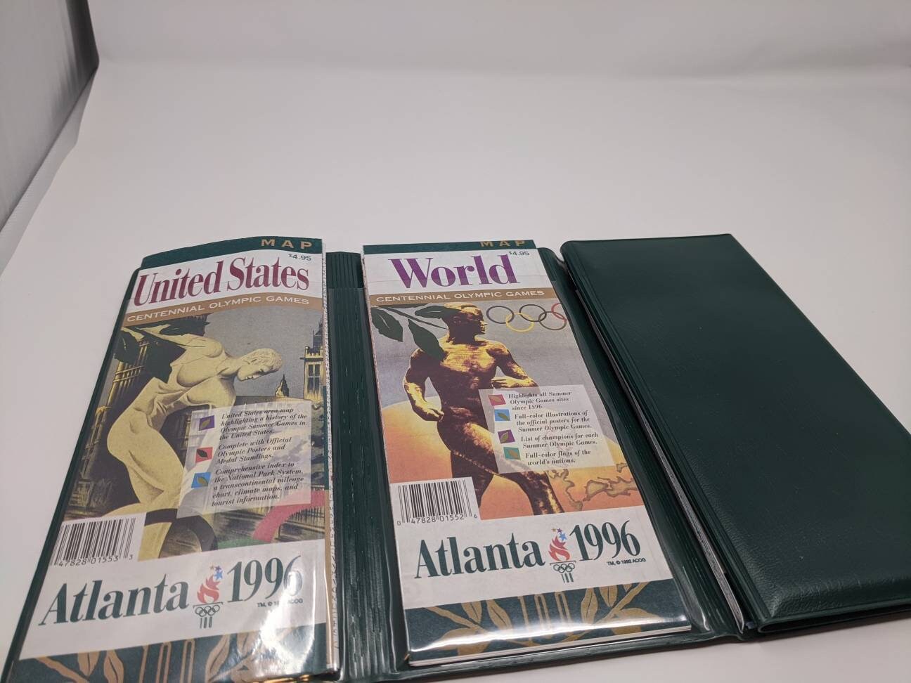 The Official Commemorative Map Collection 1996 Atlanta Summer - Etsy