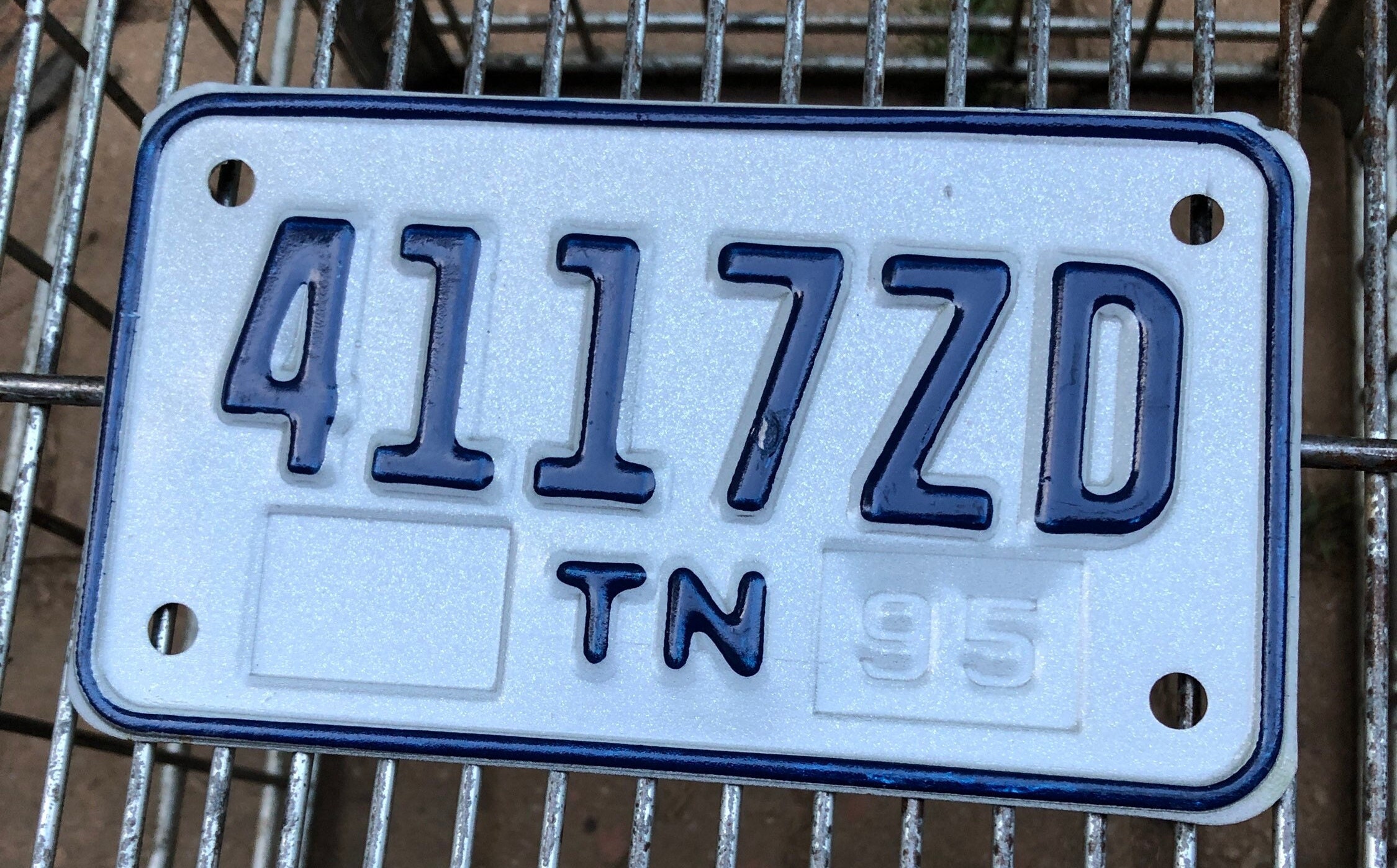 1995 Tennessee Motorcycle License Plate Nice - Etsy