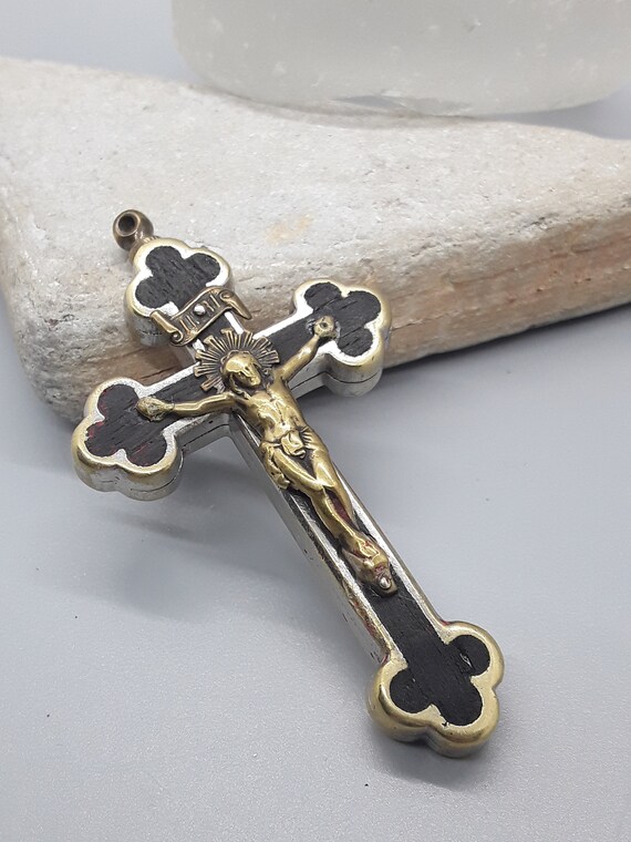 Antique Cross Pendant 1800s | Etsy