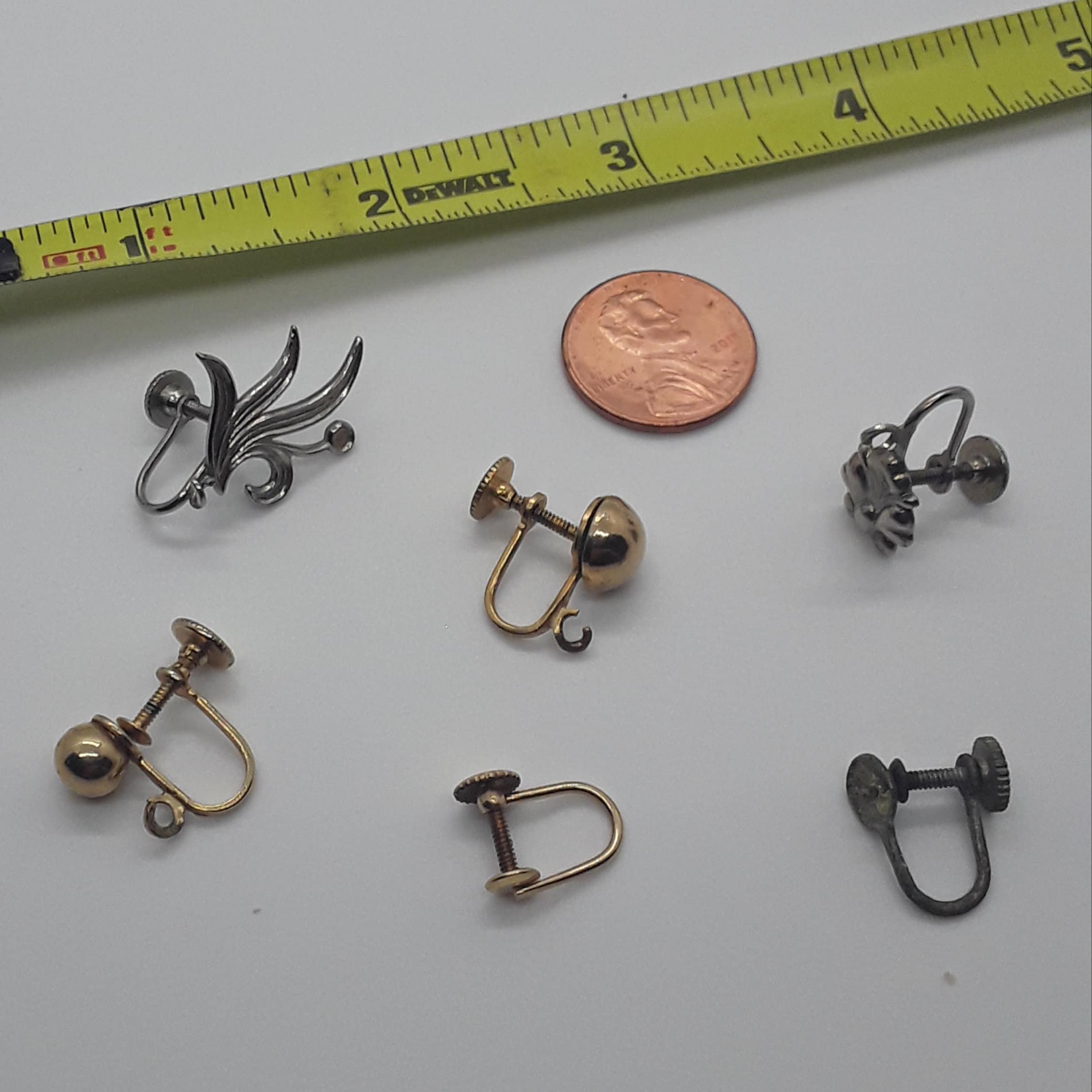 One Eared Bandit's Treasure Chest Vintage Screwbacks - Etsy