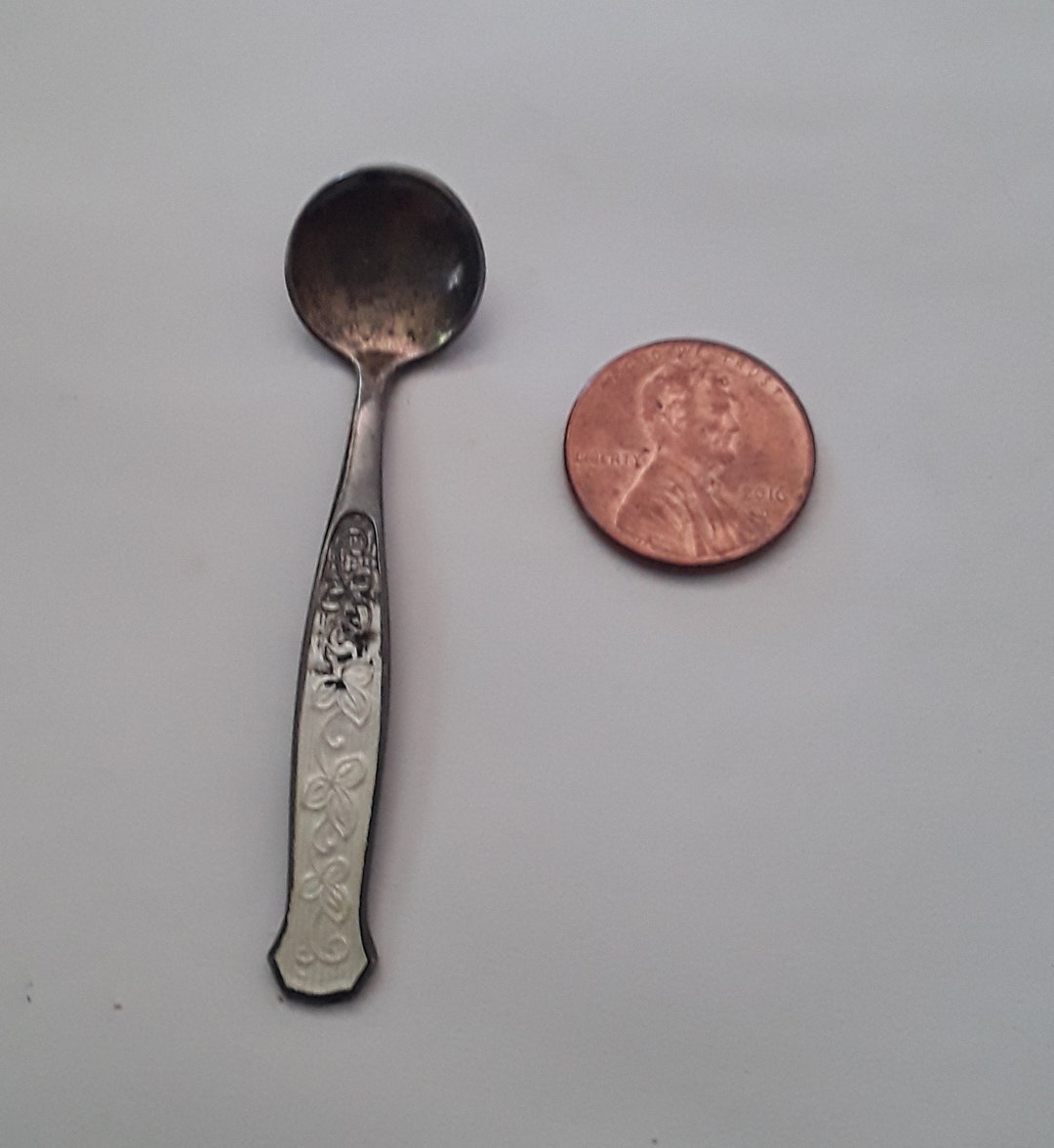 Antique Sterling Silver Clover Spoon - Etsy