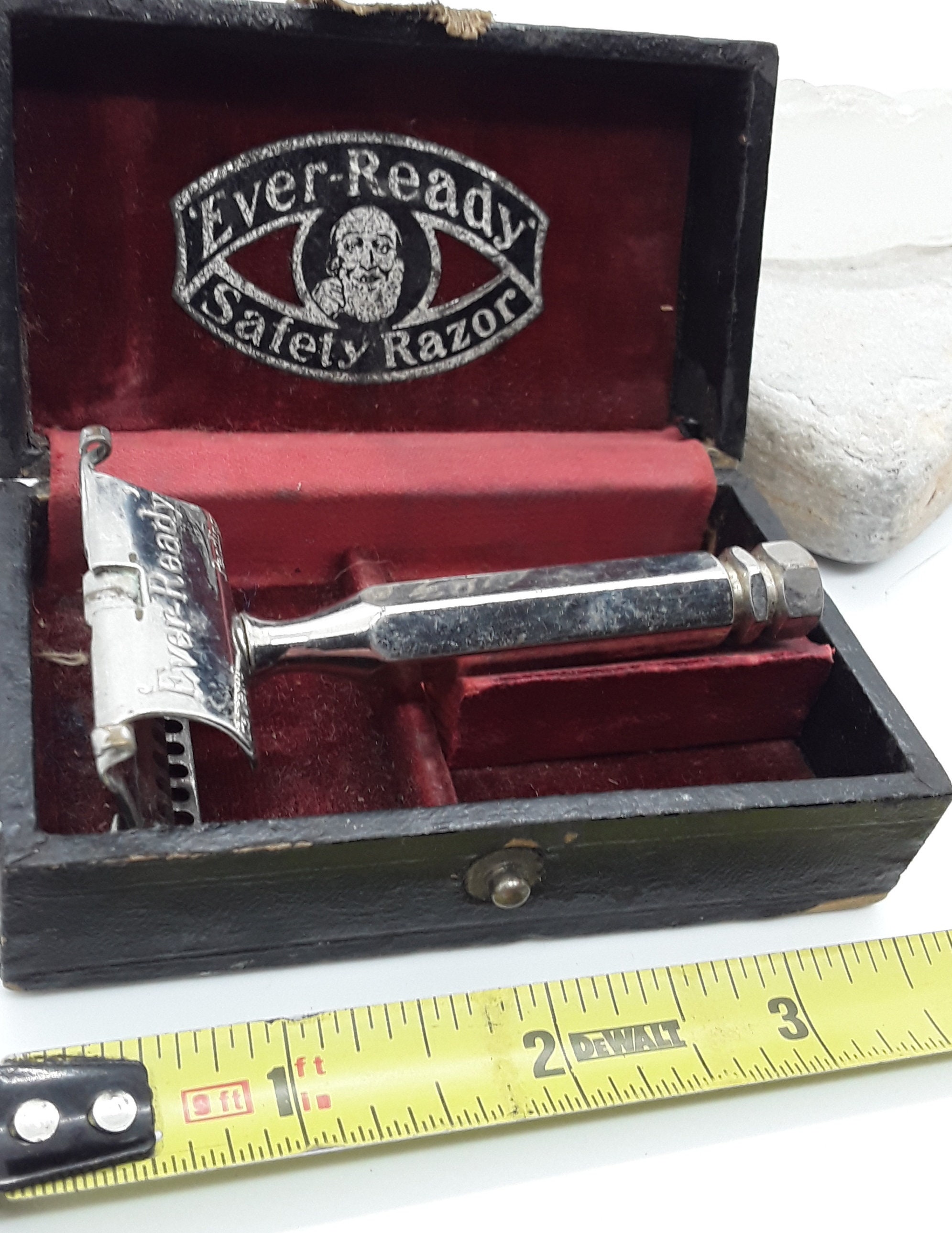 Antique EVEREADY SAFETY RAZOR in Original Wood Box - Etsy