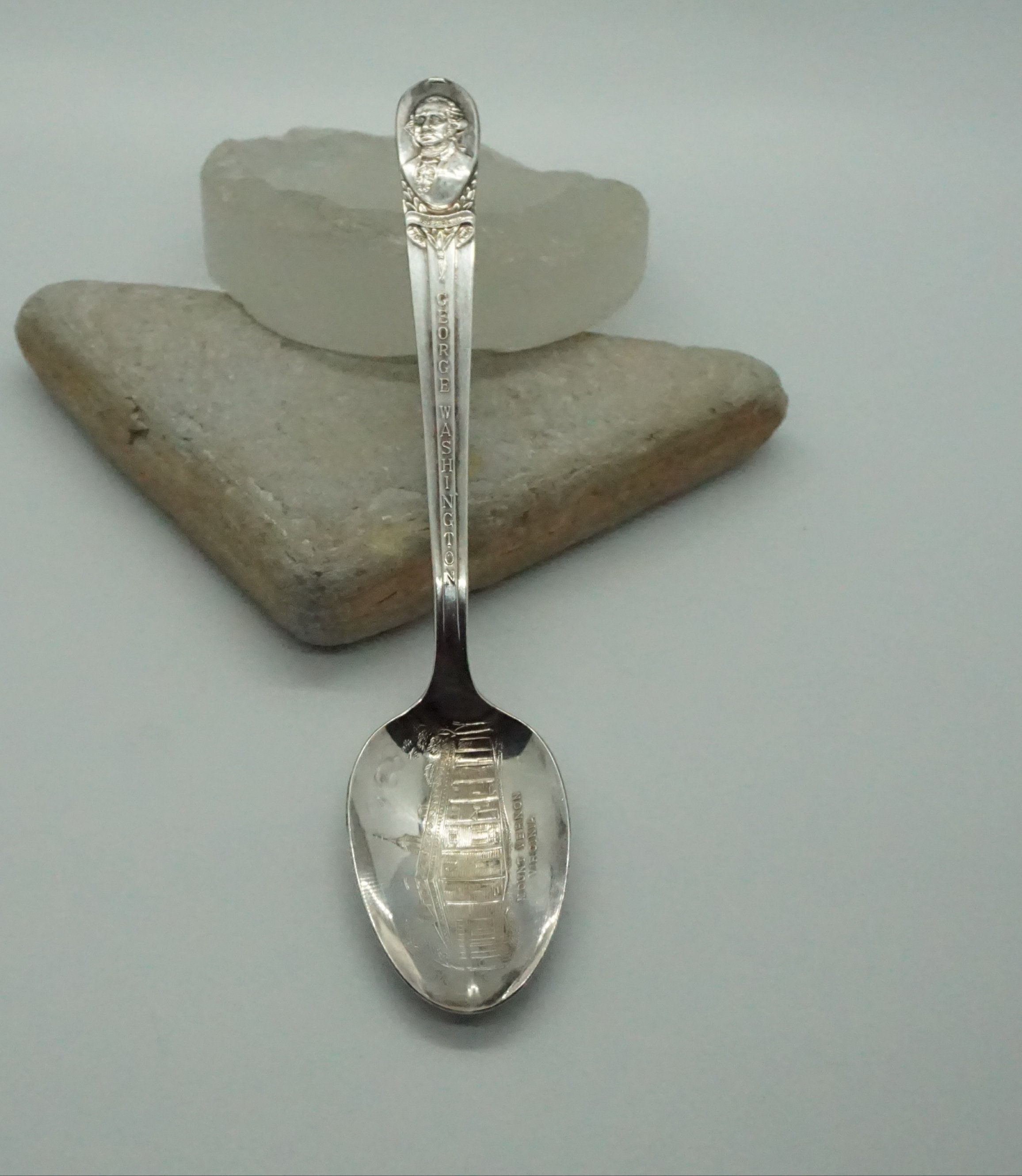 2 Vintage Souvenir Spoons Silver US President - Etsy