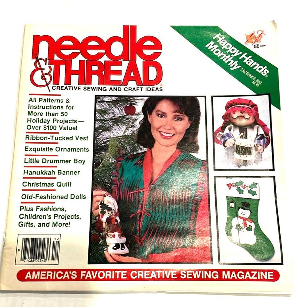 Vintage Craft Magazine Needle & Thread Christmas 1983 patterns Included ...