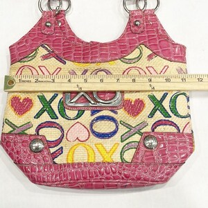 Vintage Rare XOXO Straw Tote Bag Y2K 90s Womens Shoulder Logo Hearts - Etsy