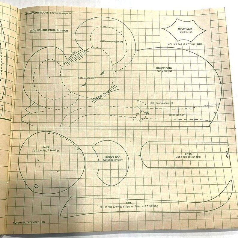 Vintage Craft Magazine Needle & Thread Christmas 1983 patterns Included ...