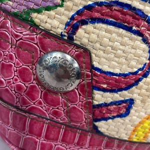 Vintage Rare XOXO Straw Tote Bag Y2K 90s Womens Shoulder Logo Hearts - Etsy