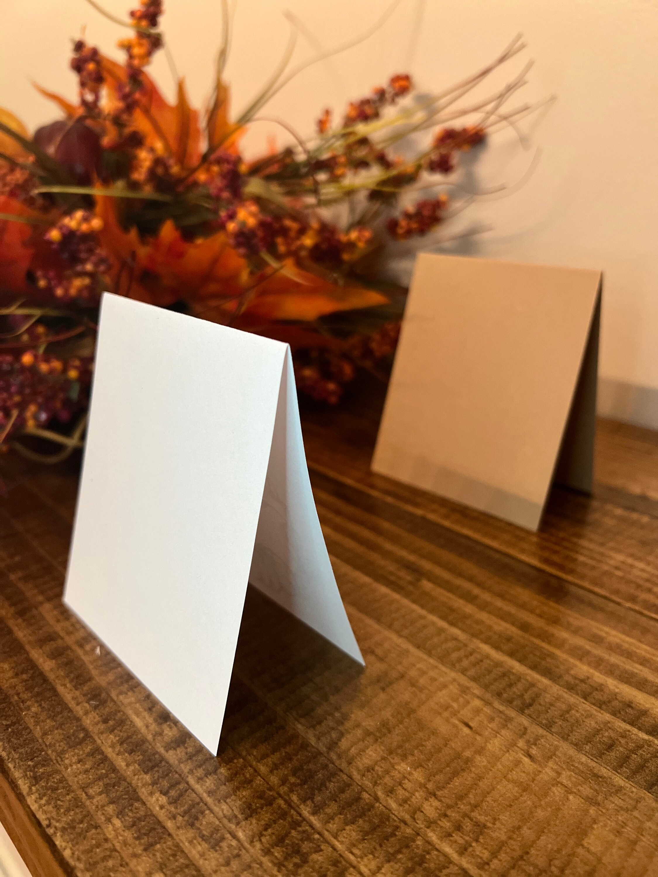 Tented Cardstock Table Numbers, Seating Chart Numbers, Wedding, Tables ...