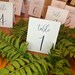 Tented Cardstock Table Numbers, Seating Chart Numbers, Wedding, Tables ...