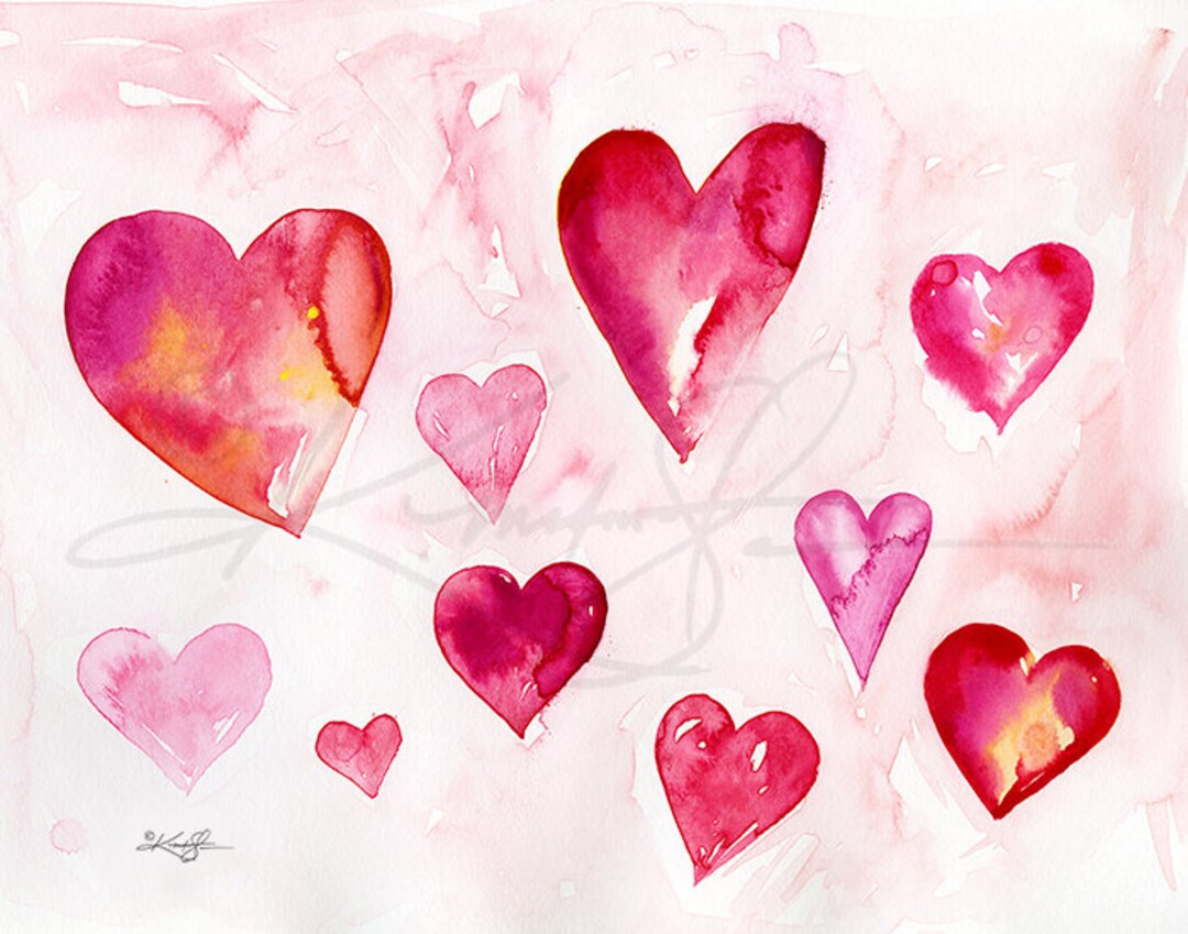 Hearts INSTANT DOWNLOAD / Printable Heart Valentine's Day - Etsy