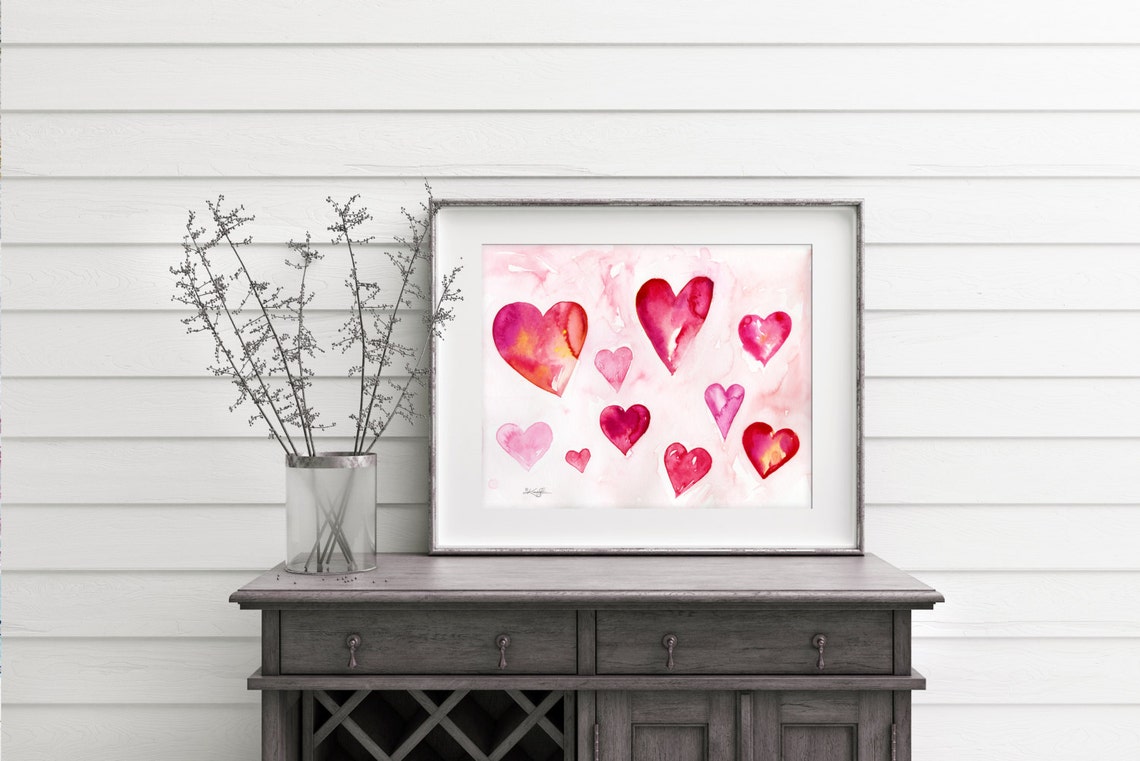 Hearts INSTANT DOWNLOAD / Printable Heart Valentine's Day | Etsy