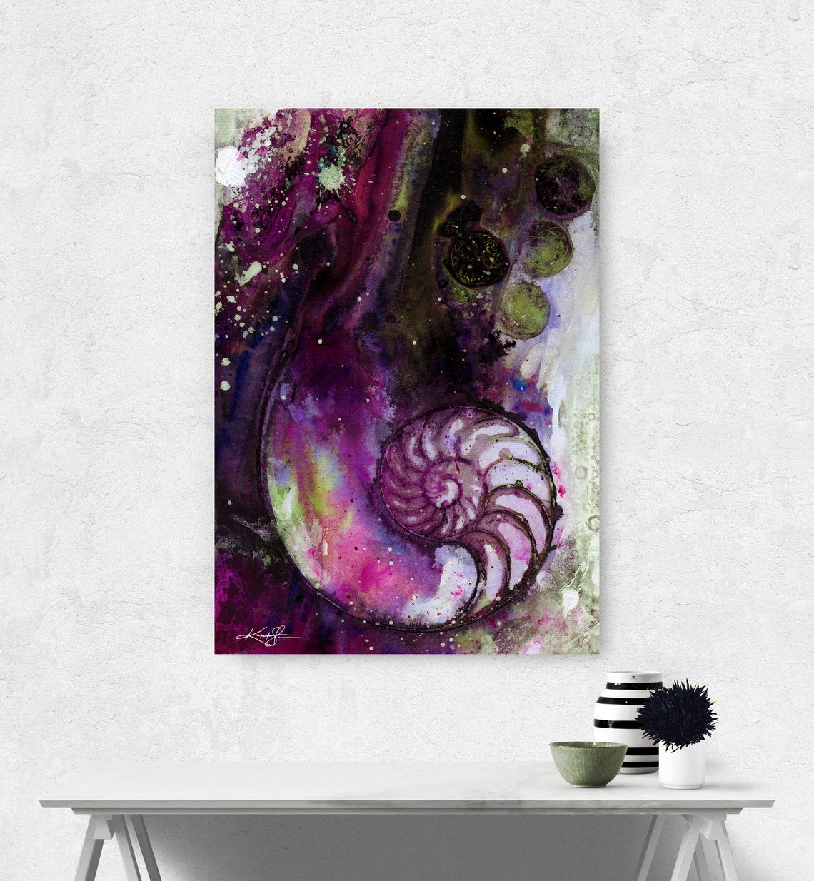 Nautilus Shell Sea Shell Art Large Sizes Ocean Sea Shell | Etsy