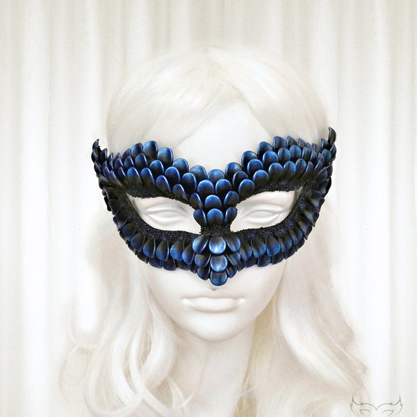 Blue Masquerade Mask - Etsy