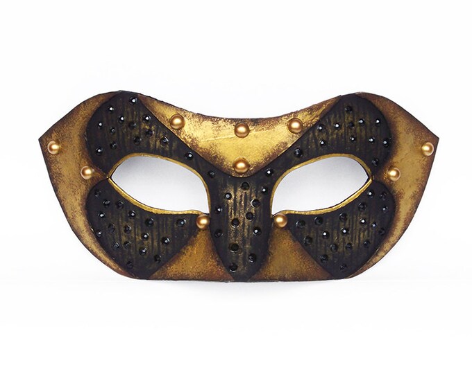 Handpainted Antique Gold Masquerade Mask Venetian Mask - Etsy