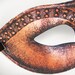 Handpainted Metallic Copper / Bronze Masquerade Mask - Copper Venetian ...