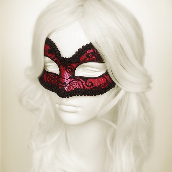 Coral Masquerade Mask - Etsy