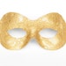 Gold Lace Masquerade Mask Lace Covered Venetian Style Prom Mask - Etsy