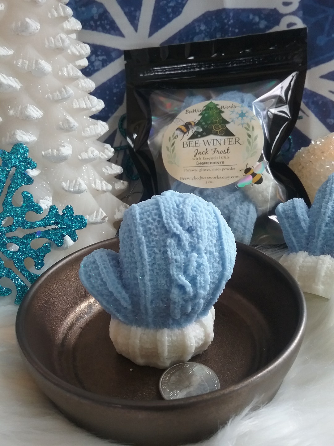 Jack Frost Mitten Wax Melts Christmas Wax Melts Gift for Christmas ...