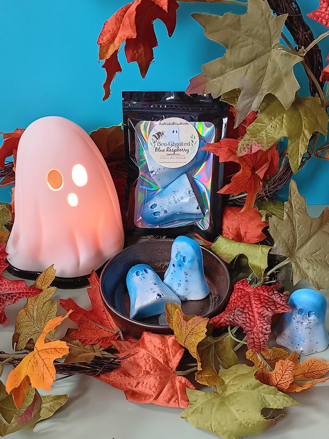 Blue Raspberry Ghost Wax Melts Strong Scented Wax Melts for Wax Warmer ...