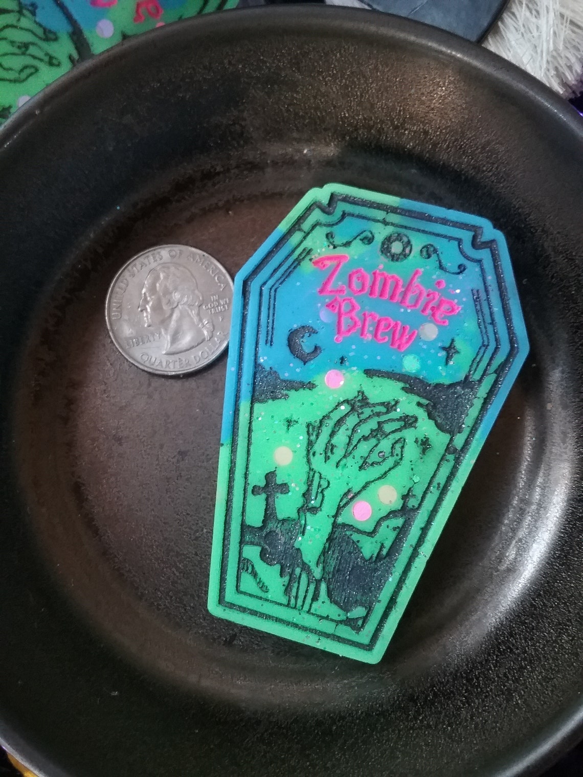 Mad Moon Zombie Coffin Wax Melts Strong Scented Wax Melts for Wax ...