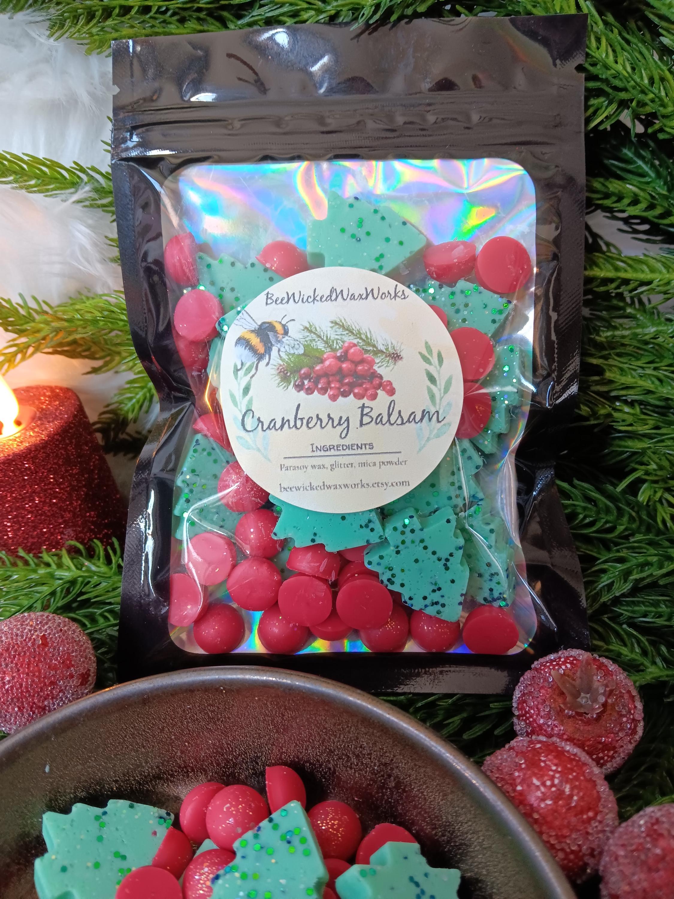 Cranberry Balsam Mini Wax Melts Strong Scented Wax Melts for Wax Warmer ...
