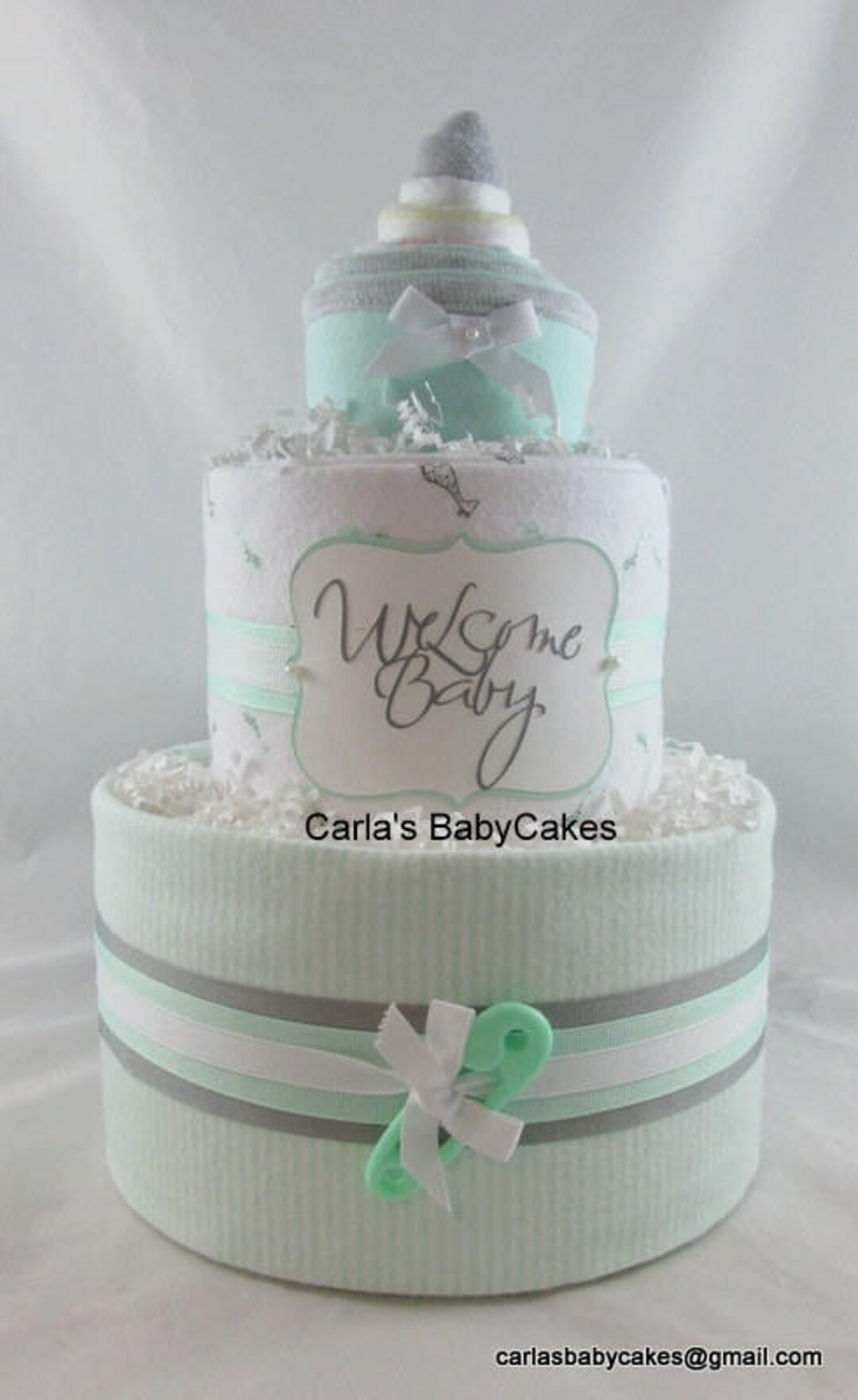 Baby Diaper Cake Baby Shower Gift Baby Shower Decoration - Etsy