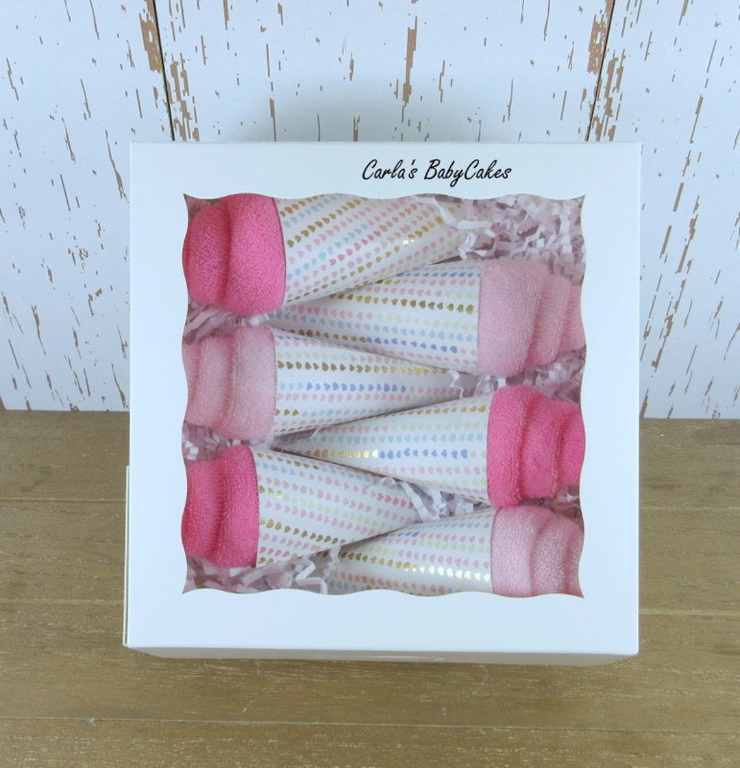 Washcloth Ice Cream Cone, Baby Ice Cream Cone, Baby Shower Gift, New ...
